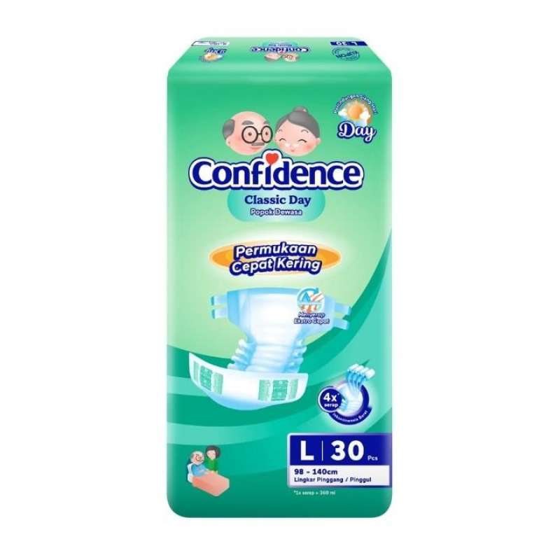 Jual Confidence Adult Diapers Classic Day L 30pcs di Seller ...