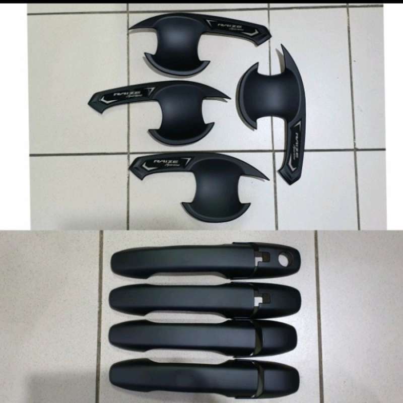 Jual Paket Outer Handle Raize 2021 2022Up Hitam Dan Cover Door Handle ...