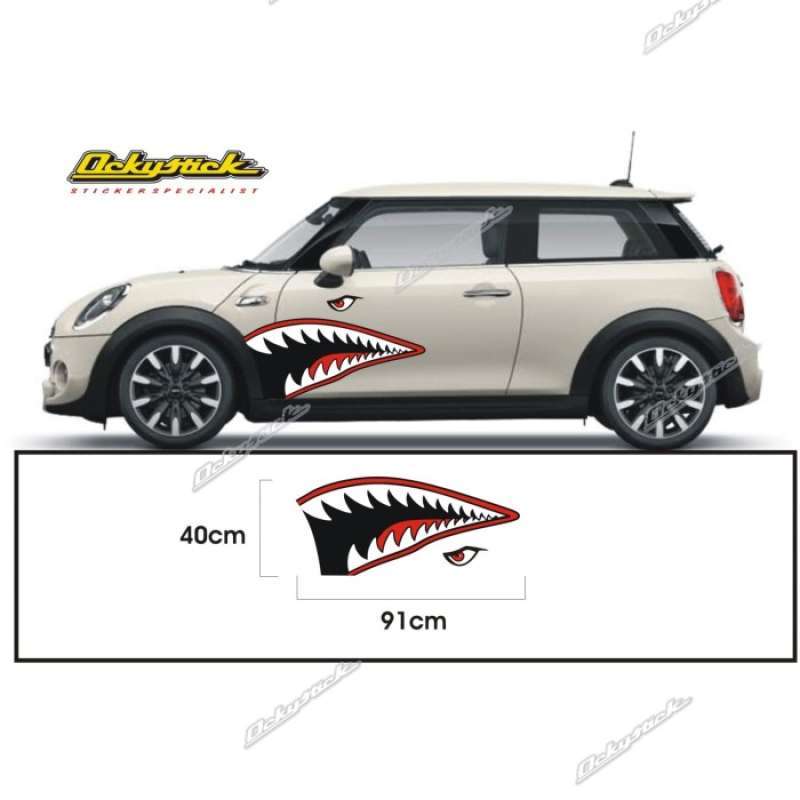 Jual cutting sticker MINI COOPER striping body stiker mobil 09 di ...