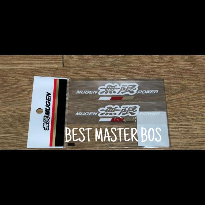Jual Original 100% Mugen Power Sticker White - Made In Japan di Seller ...