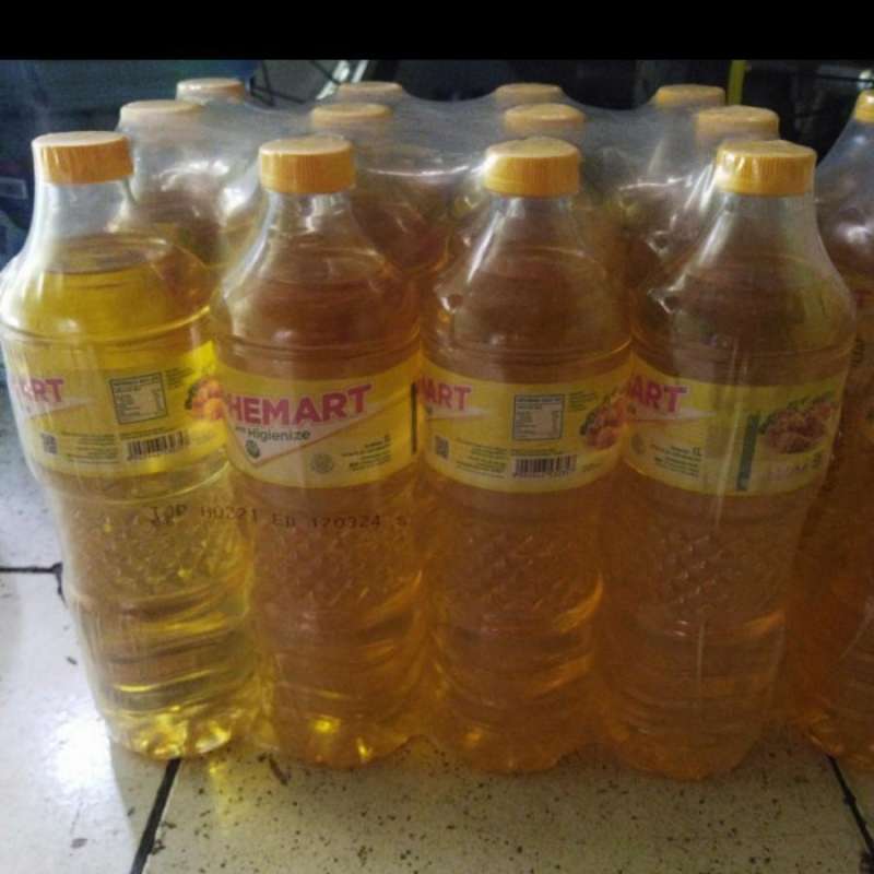 Jual minyak goreng hemart 1 liter krat di Seller Mamah shofiyyah ...