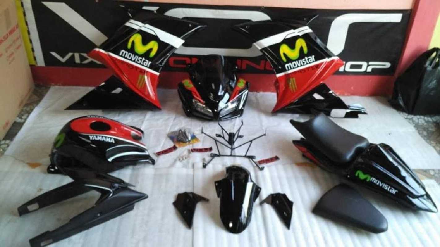 Jual FUll FAIRING MODEL R25 V2 UNTUK NEW VIXION lengkap di Seller ...