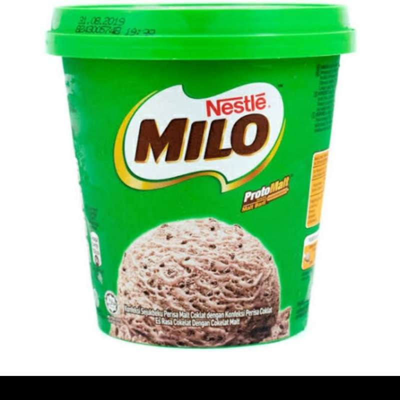 Jual Es krim Nestle Milo Rasa Coklat Dengan coklat malt 750 Ml di ...