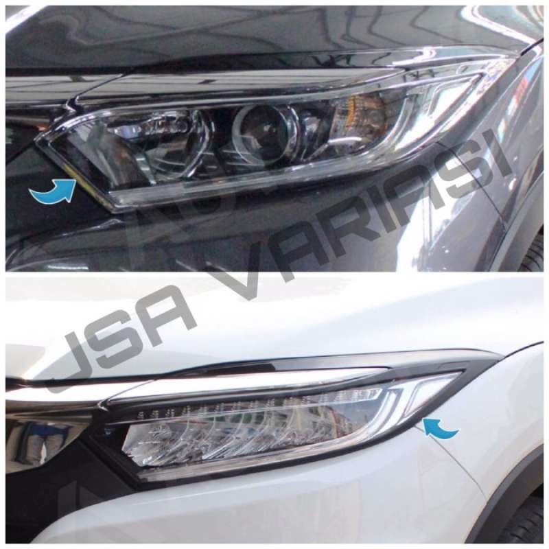 Promo Garnish depan head lamp garnish hitamchrome hrv facelift 2020 ...