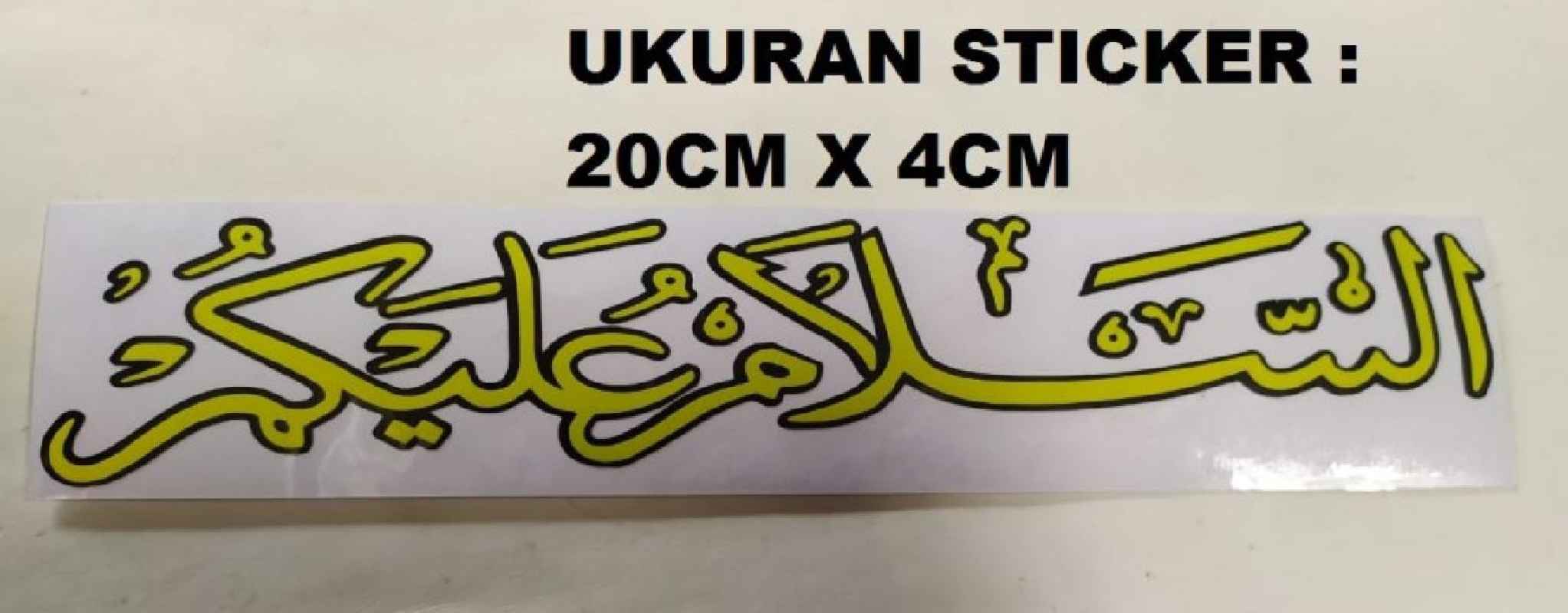 Jual Stiker Cuting Assalamualaikum Keren Di Seller Automodif R Vos - Kuta Jaya, Kab. Tangerang ...