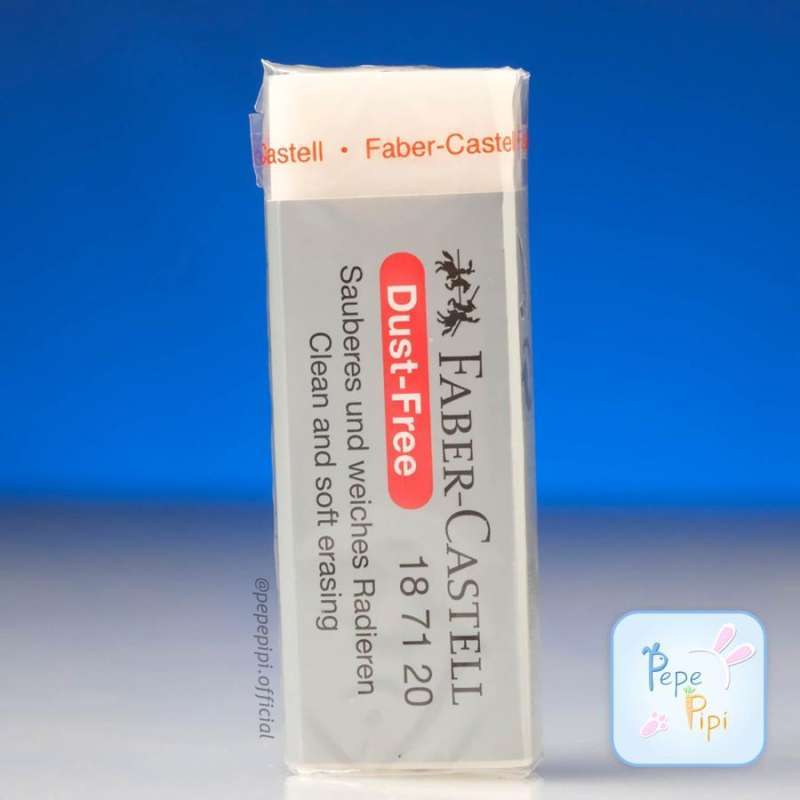 Jual Penghapus Faber Castell BESAR Putih dan Hitam Dust Free Original ...