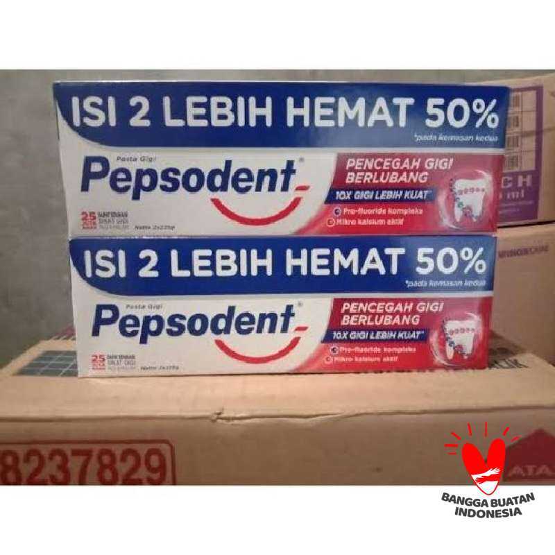 Jual Pepsodent 225 Gram Jumbo Twin Pack 2 X 225 Gram Di Seller ...