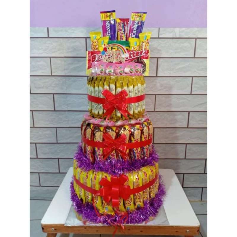 Jual Snack Tower 3 Susun Snack Cake Hampers Pesta Di Seller Saredhona ...