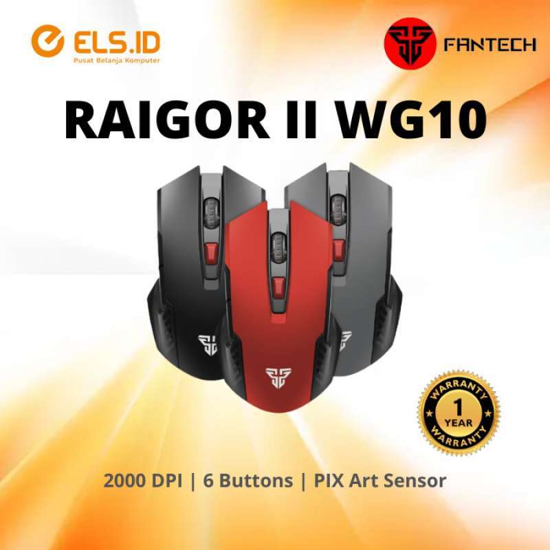Jual Fantech Raigor II WG10 Mouse Gaming Wireless di Seller ELS ...