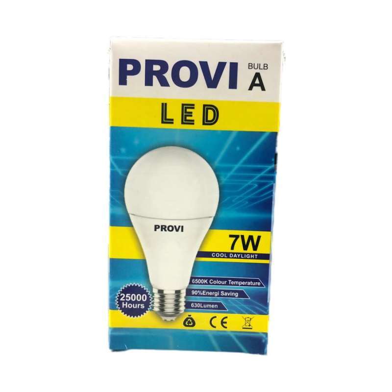 Jual Provi Led Bulb 7 Watt Cahaya Putih (6000k) Di Seller Public ...