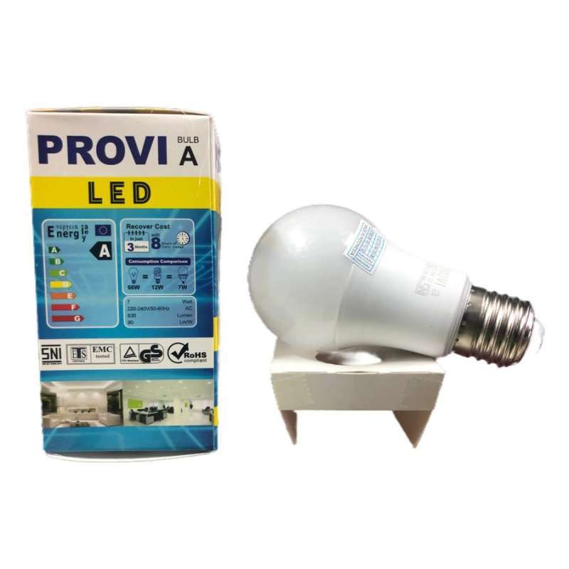 Jual Provi Led Bulb 7 Watt Cahaya Putih (6000k) Di Seller Public ...
