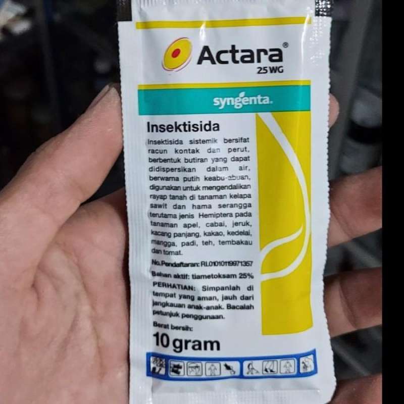 Jual Obat Pertanian Pembunuh Serangga Insektisida Actara 25 WG [10gr ...