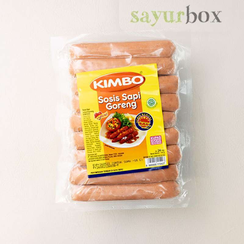 Jual Kimbo Sosis Sapi Goreng 24 pcs 744 gram Sayurbox - JKT di Seller ...