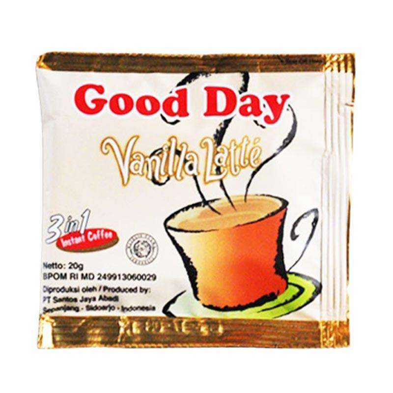 Jual Good Day Kopi 3 in 1 Vanilla Latte Coffee [20 g/ 10 sachet] di ...