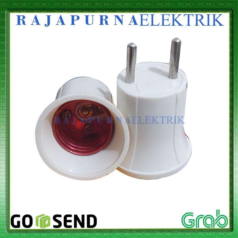 Jual Fitting Steker Colokan Lampu SINSEKI Colok fiting led tidur e27 ...