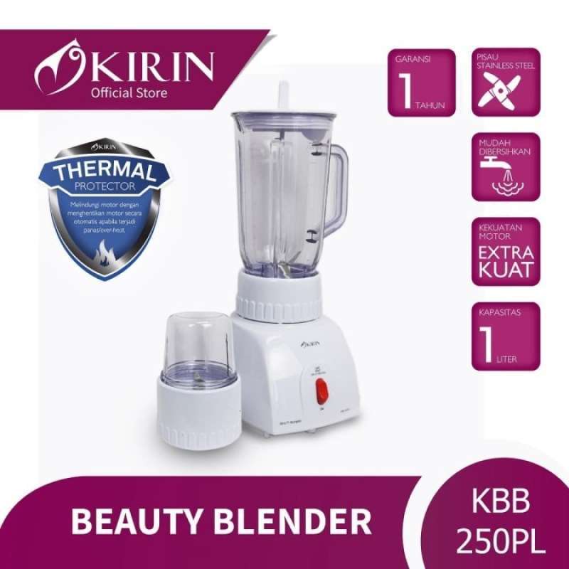 Jual Blender Kirin 1 Liter KBB-250PL / Blender Plastik 220 Watt di Seller Smartans - Kapuk, Kota ...
