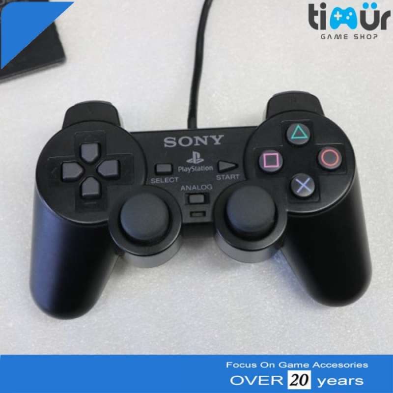 Jual Stik Stick PS2 Ori Original Pabrik Kabel Serat Warna Hitam di ...