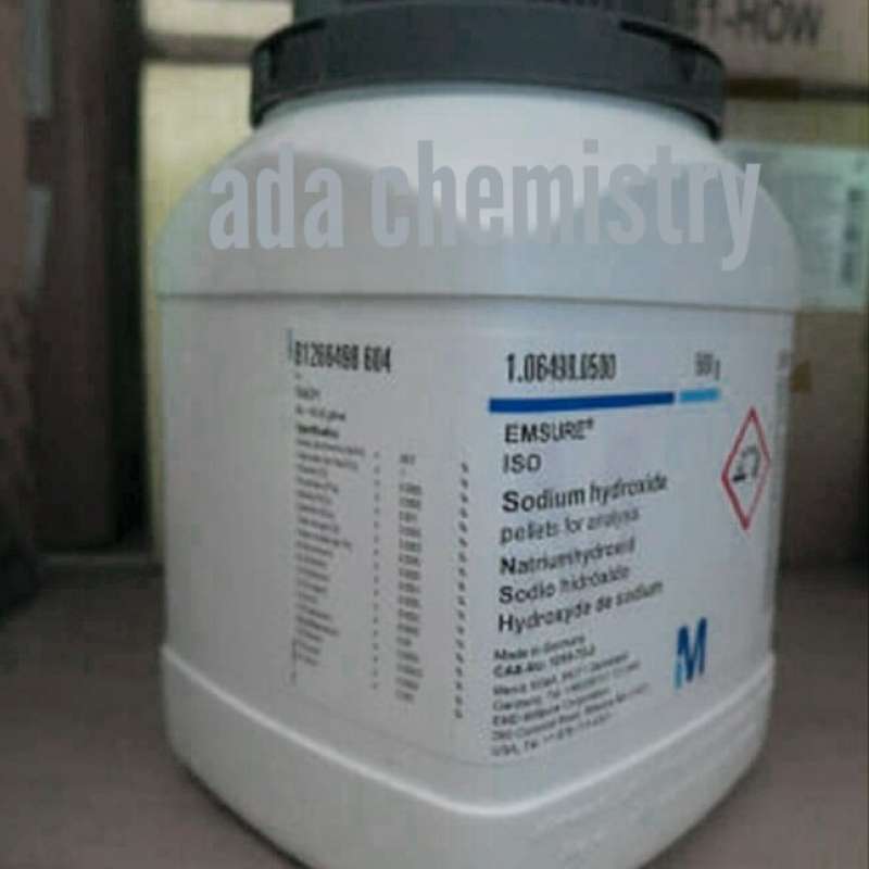 Jual Sodium Hydroxide - NaOH - Natrium Hydroxide - Merck 106498 - 500g ...