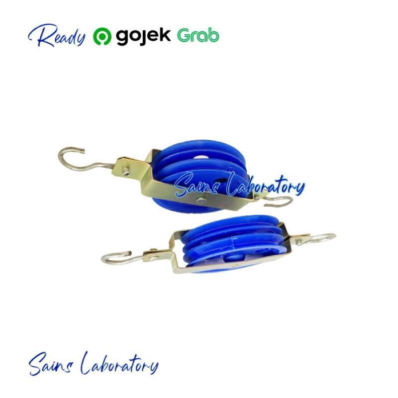 Jual Katrol 2 Roda Katrol Praktikum Fisika 2 Roda Katrol Tetap Alat Lab ...