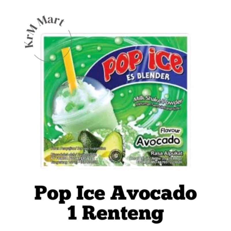 Jual Pop Ice (popice) 23-25gr Renceng Isi 10 Pcs (sachet) All Varian ...