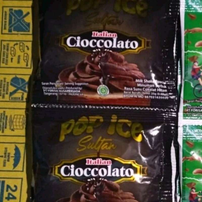 Jual Pop ice (popice) 23-25gr renceng isi 10 pcs (sachet) all varian ...