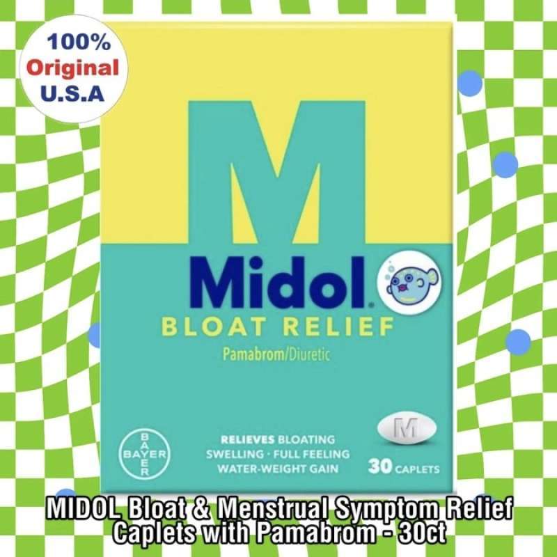 Jual Midol Bloat & Menstrual Symptom Relief, 30 caplets di Seller ZATI ...