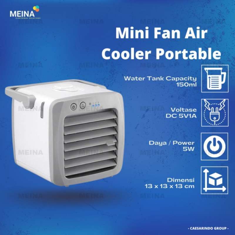 Jual KIPAS ANGIN AC MINI PORTABLE AIR COOLER KIPAS COOLER AC MINI FAN ...