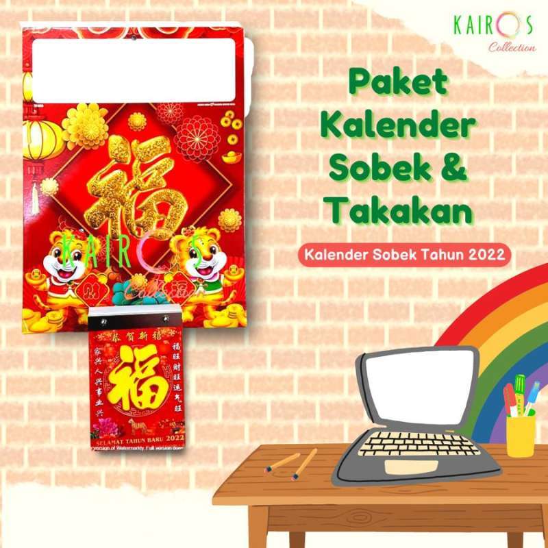 Jual Paket Kalender Sobek Tahun 2022 & Takakan Kalender di Seller ...