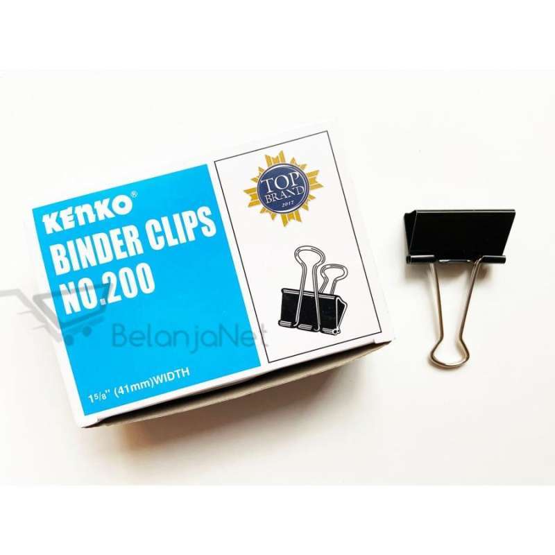 Jual Kenko Binder Clip No 200 | Penjepit Kertas di Seller Belanjanet ... Jual Kenko Binder Clip No 200 | Penjepit Kertas di Seller Belanjanet ...