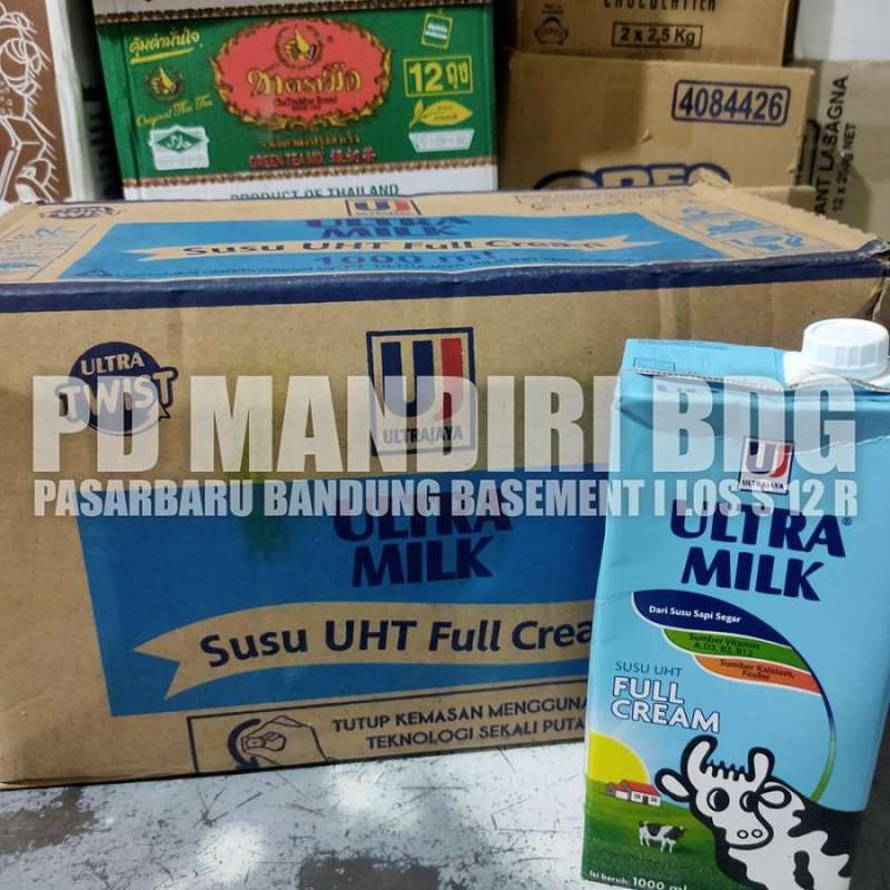 Jual ULTRA MILK UHT 1 L X 12 PCS di Seller PD MANDIRI BDG - Kebon Jeruk ...
