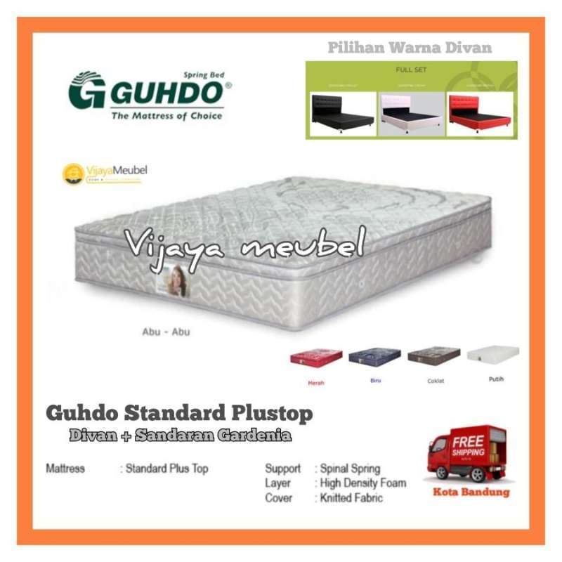 Jual Kasur Springbed Guhdo Standard Plushtop ukuran 140x200 Fullset di Seller Vijaya online ...