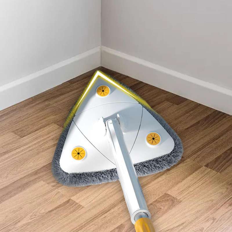 Jual Extendable Triangle Mop 360 Rotating Wall Mop With Long Handle For ...