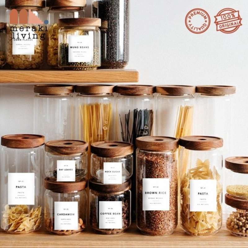 Jual Pantry Label Stiker Dapur Stiker Toples Aesthetic di Seller Toko ...