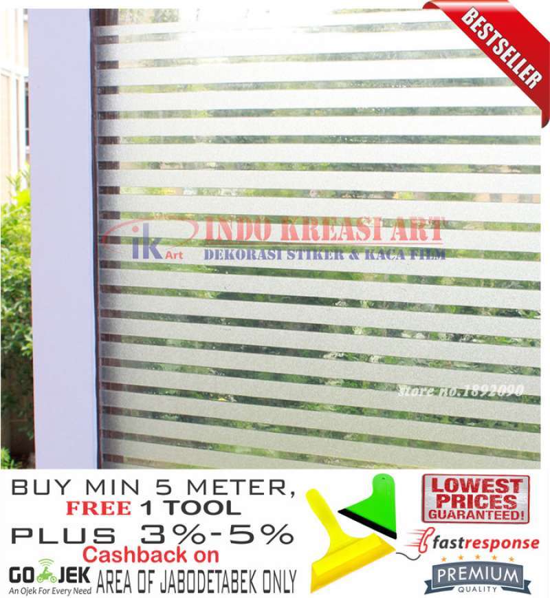 Jual Sticker - Stiker Kaca Motif Garis Glitter Terbaru Di Seller Toko ...