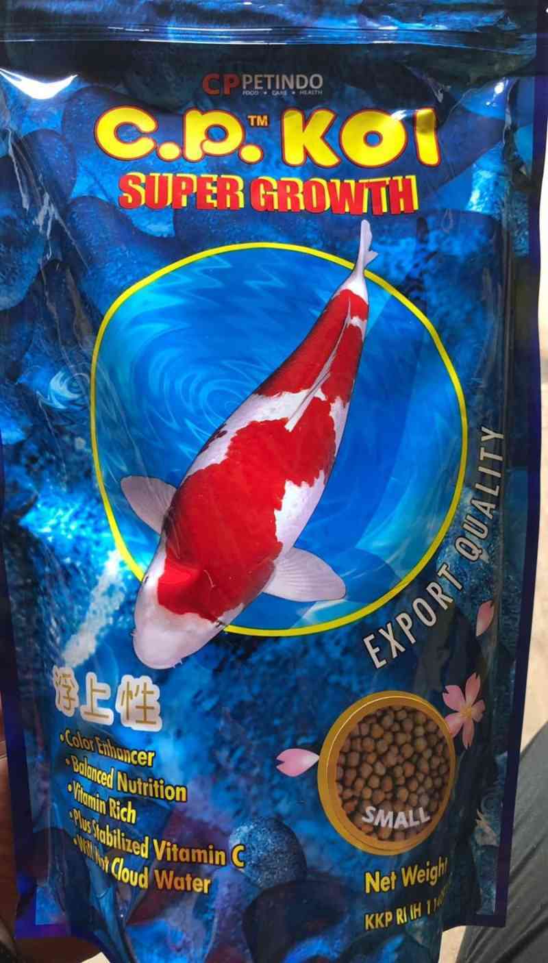 Jual C.P. KOI SUPER GROWTH - PELET KOI 1kg MAKANAN IKAN HIAS PELET IKAN ...