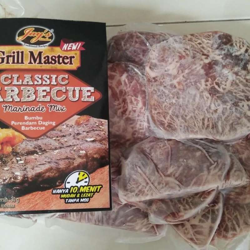 Jual Daging Sapi Wagyu Paket Bumbu Marinade Cllasiq Barbeque Bandung ...