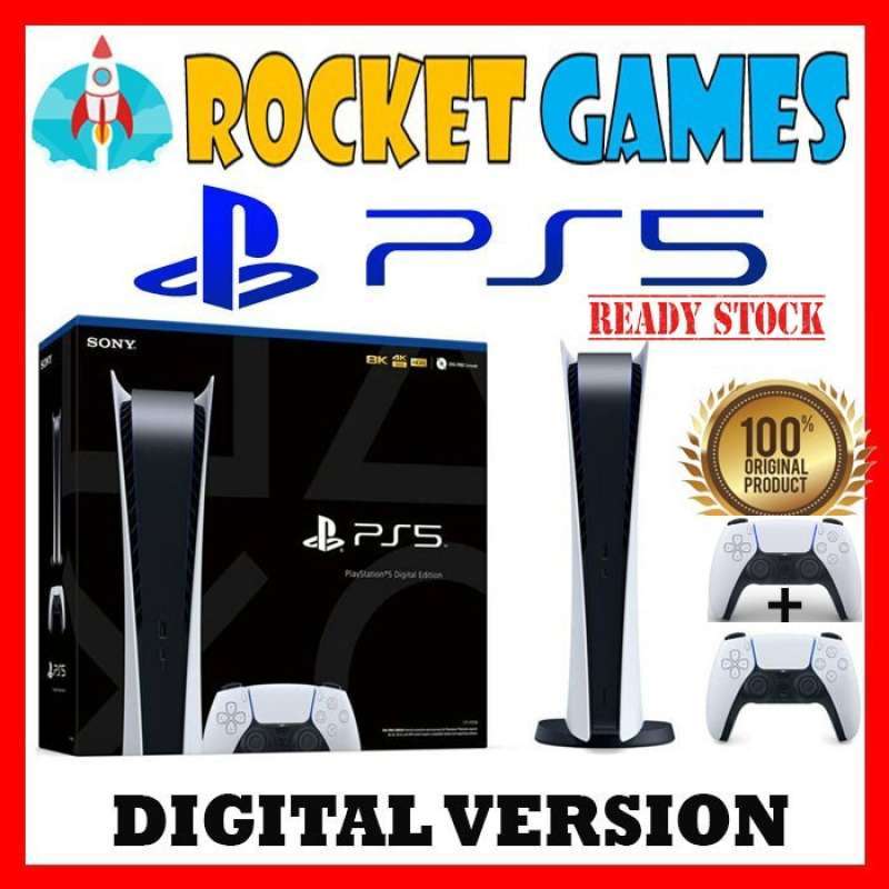 Jual PS5 Sony Playstation 5 DIGITAL VERSION - SONY INDO+1STIK di Seller ...