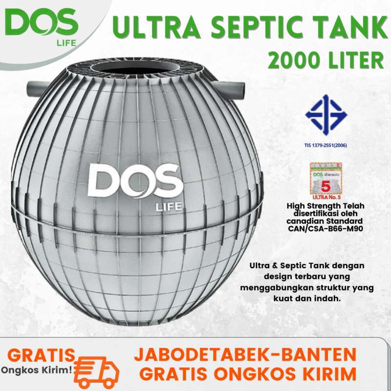 Jual DOS - Ultra Septic Tank 2000 Liter Tangki Septik di Seller Dos ...