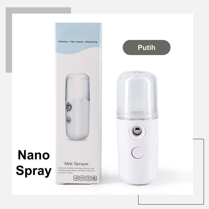 Jual Nano Spray Mini - Spray Nano Mist Moisturizing Face Mist Uap Wajah di Seller Candy Lala ...