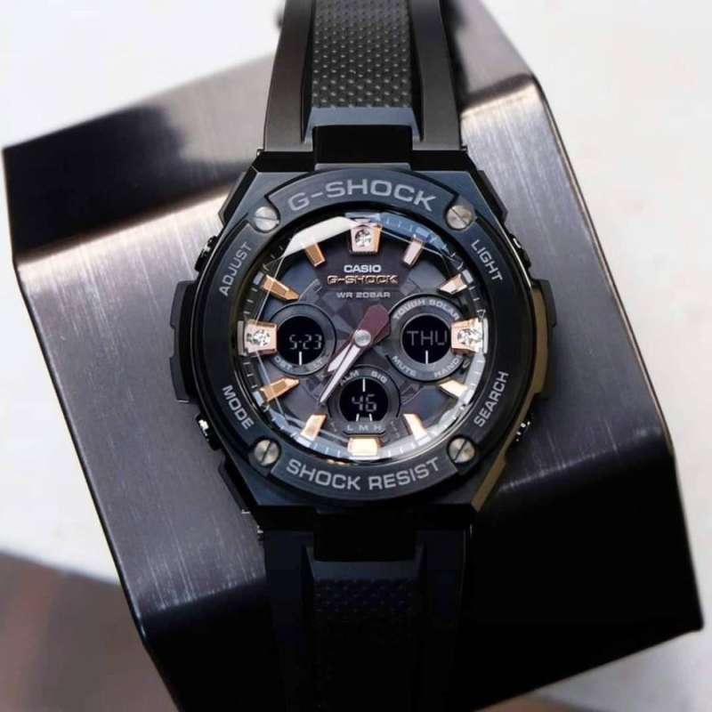Jual Casio G-SHOCK GST-S310BDD-1ADR Jam Tangan Unisex Hitam Gshock ...