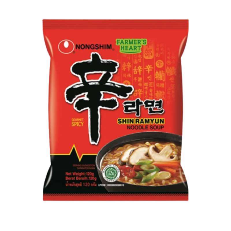 Jual NONGSHIM Shin Ramyun Spicy Noodle Soup (120g) di Seller Prochiz ...