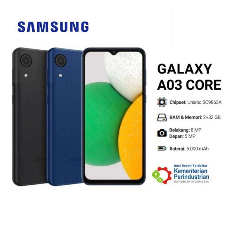 Jual Samsung Galaxy A03 Core 2GB 32GB Garansi Resmi di Seller Super ...