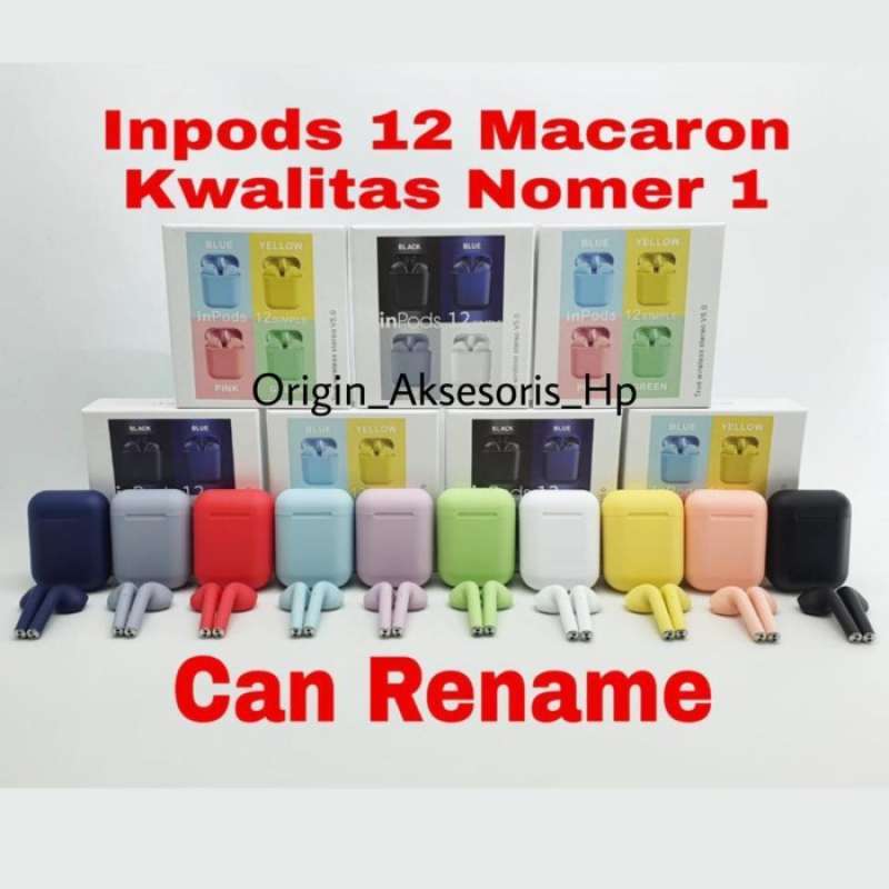 Jual Inpods 12 Headset Bluetooth 5.0 Wireless Earphones Inpods12 ...