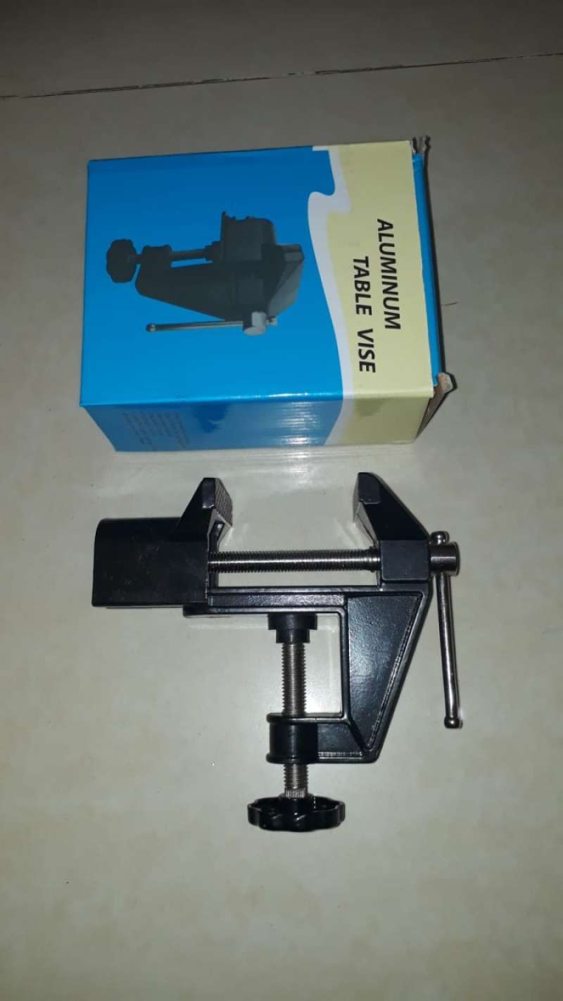 Promo Mini Bench Vice Tool Clamp Meja Catok Kerajinan Seni Perhiasan 50 ...