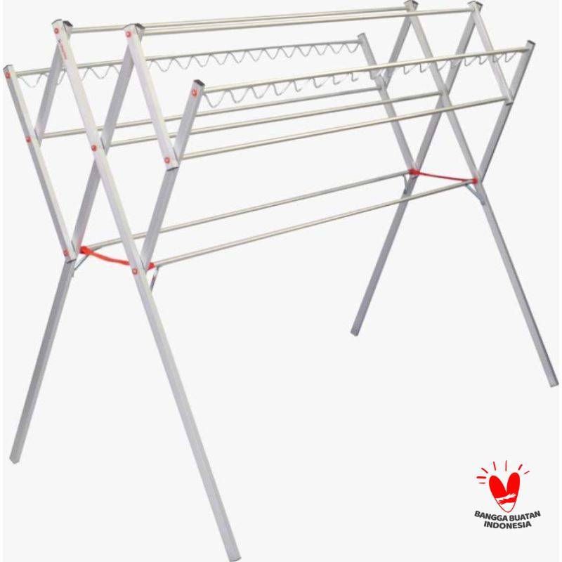 Promo JEMURAN ALUMUNIUM 180 CM JEMURAN BAJU MURAH JEMURAN CHAMPION ...