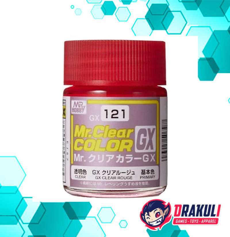 Jual Mr. Hobby Mr. Clear Color Model Kit Paint – Clear Rouge GX121 di ...