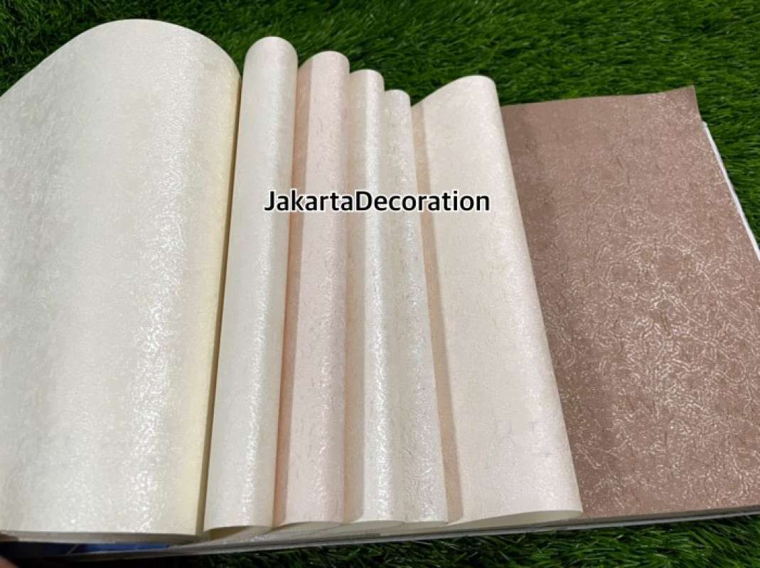 Promo Wallpaper Dinding Polos Ivory Putih Gading Cream Abu Coklat ...