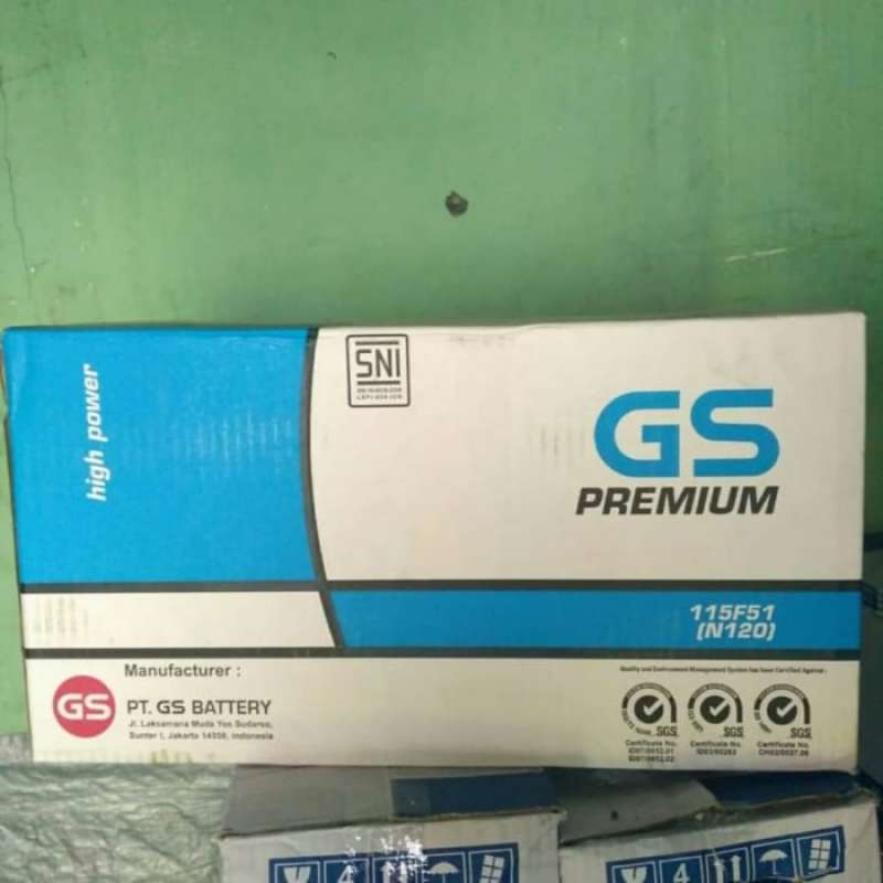 Jual AKI GS ASTRA PREMIUM N120 12V-120AH ORIGINAL DAN PRODUKSI BARU ...