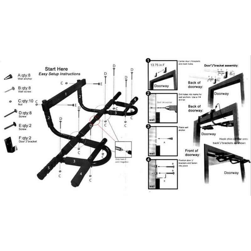 Jual Door Gym Extreme Alat Pull Up Pintu Besi Pintu Angkat Badan Pull ...