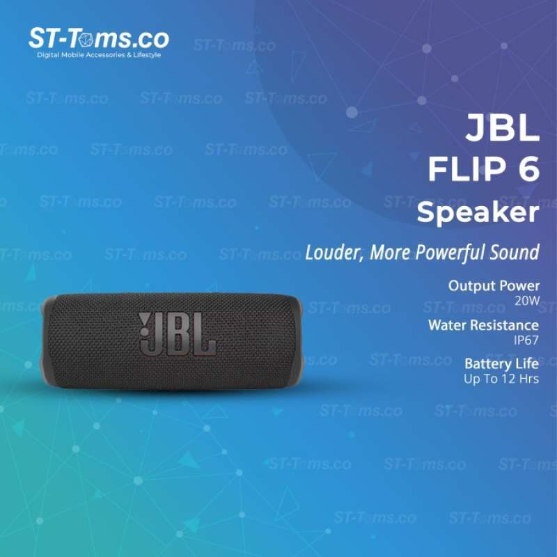 Jual Jbl Flip 6 Portable Bluetooth Speaker With 2-way Speaker System Di Seller St-toms - Ancol-2 ...